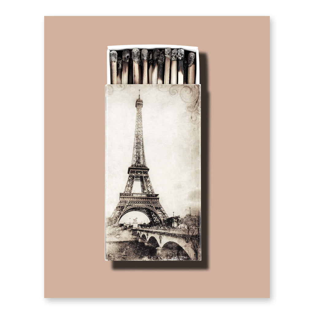 Matchbook Art || Eiffel Tower Paris – Good Boy Originals