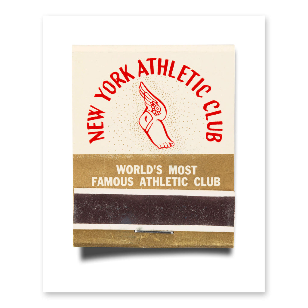 Matchbook Art || New York Athletic Club – Good Boy Originals