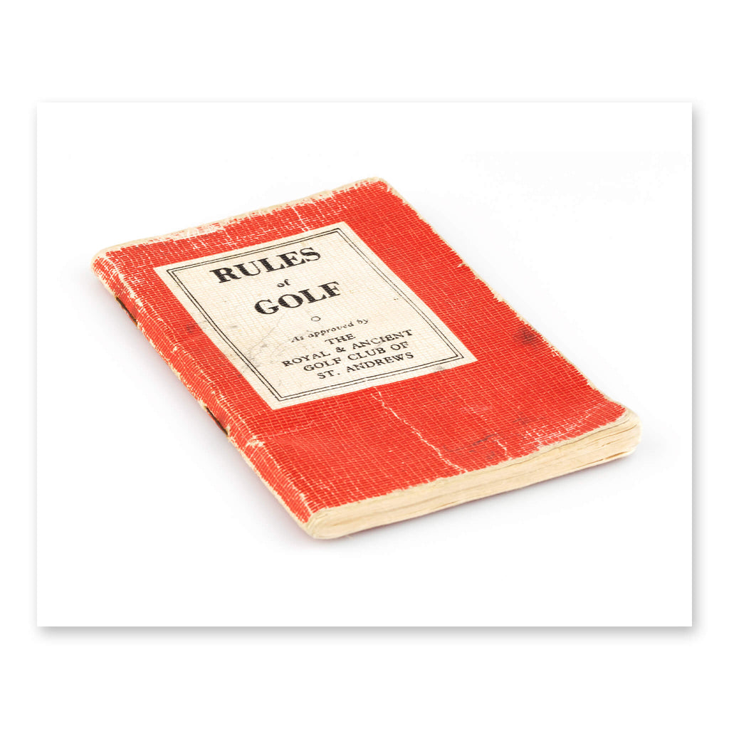 Golf Art || Rules of Golf Book – Good Boy Originals